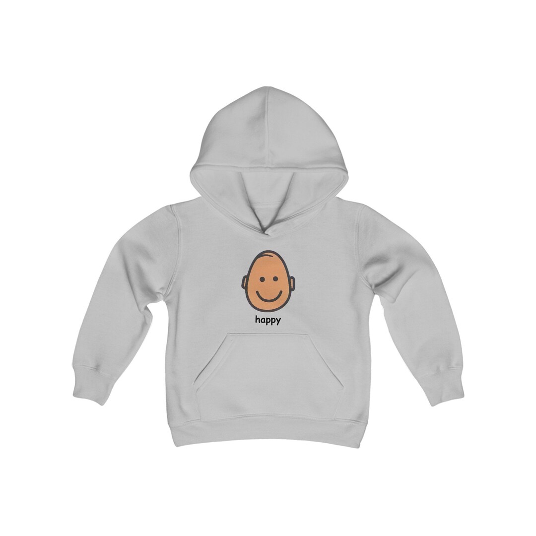 Teen Boy or Girl PECS 'happy' Hoodie Sizes S-XL - Etsy