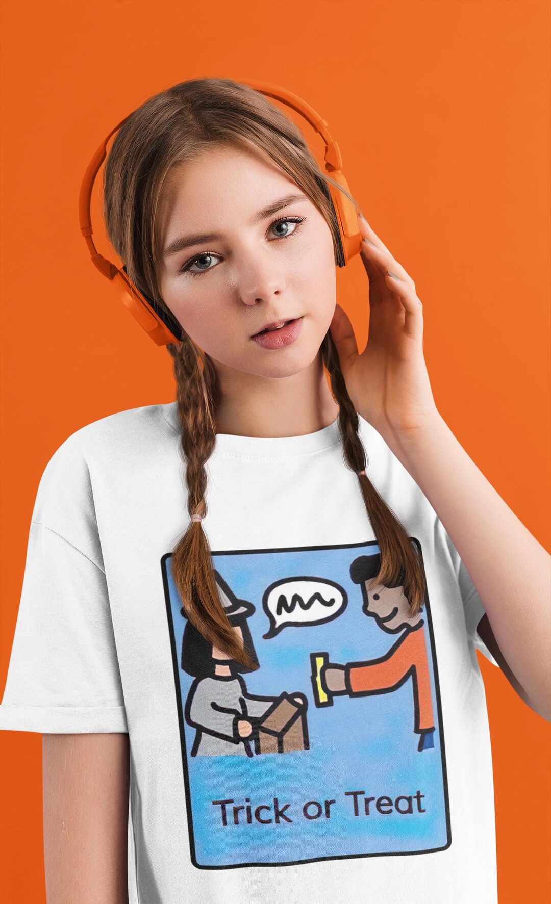 PECS T-shirt Trick or Treat T-shirt Halloween PECS T-shirt Disability ...