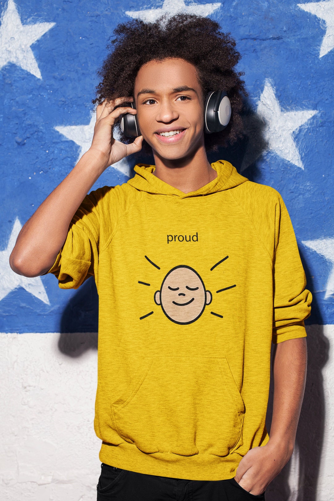 Teen Boy or Girl PECS 'proud' Hoodie Sizes S-XL - Etsy