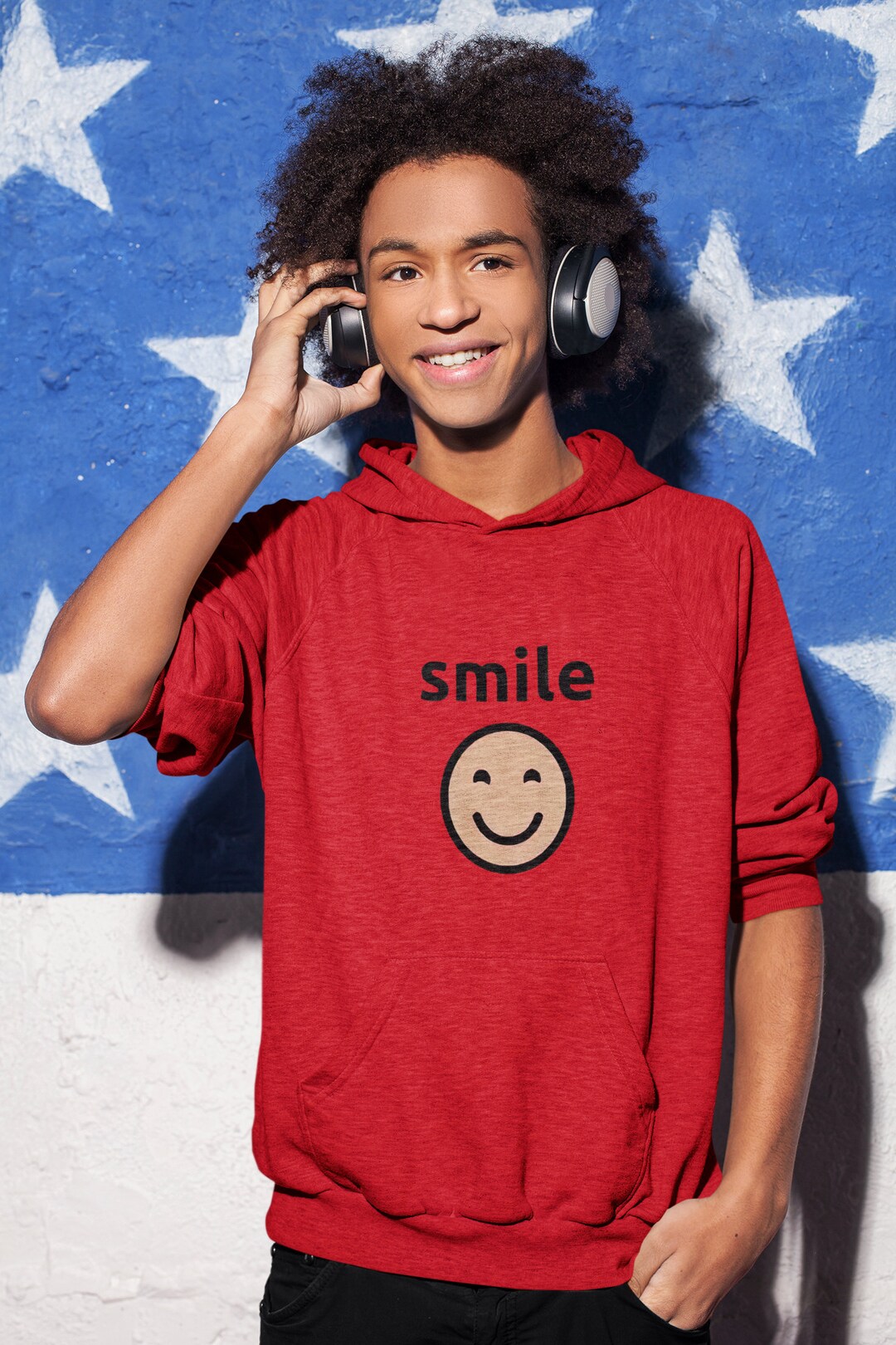 Teen Boy or Girl PECS 'smile' Hoodie Sizes S-XL - Etsy