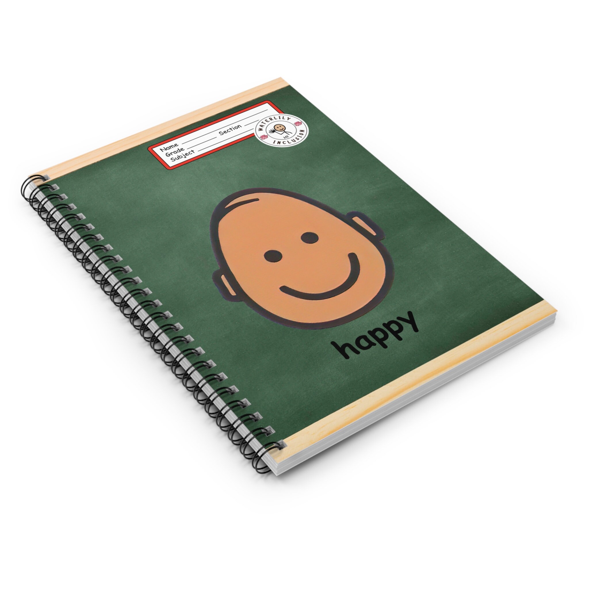 PECS Happy Notebook Waterlily Inclusion Notebook 118 Pages Notebook ...