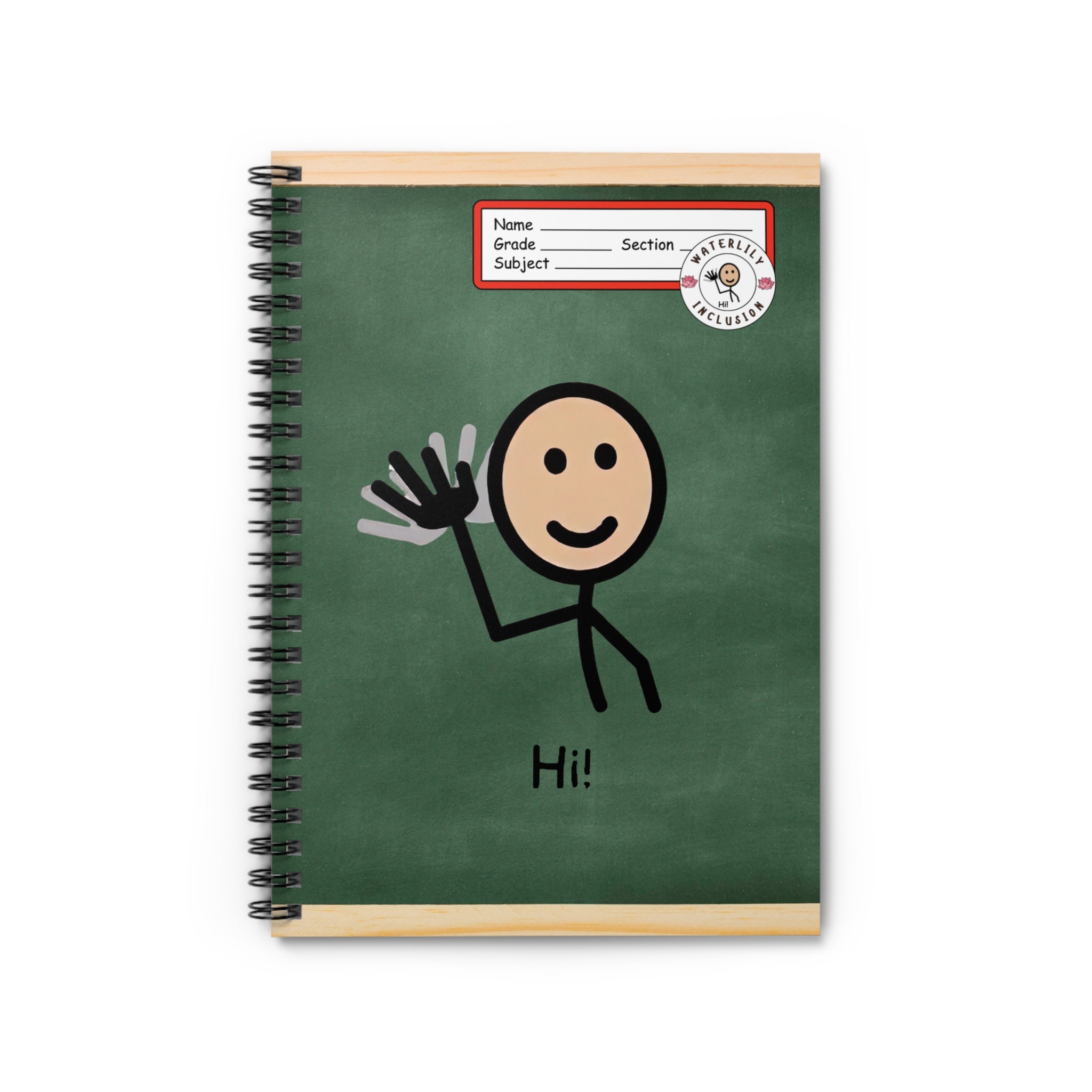 PECS Hi Notebook Waterlily Inclusion Notebook 118 Pages Notebook ...