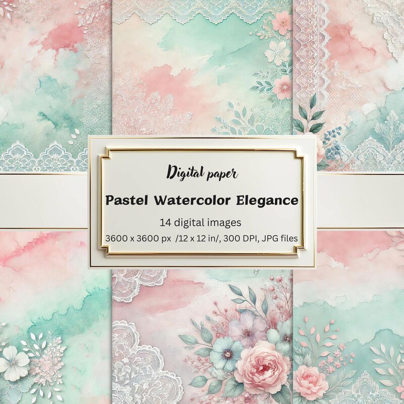 Pink and Mint Green - Etsy