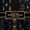 100 Damask Pattern Digital Papers, Commercial Use Instant Download ...
