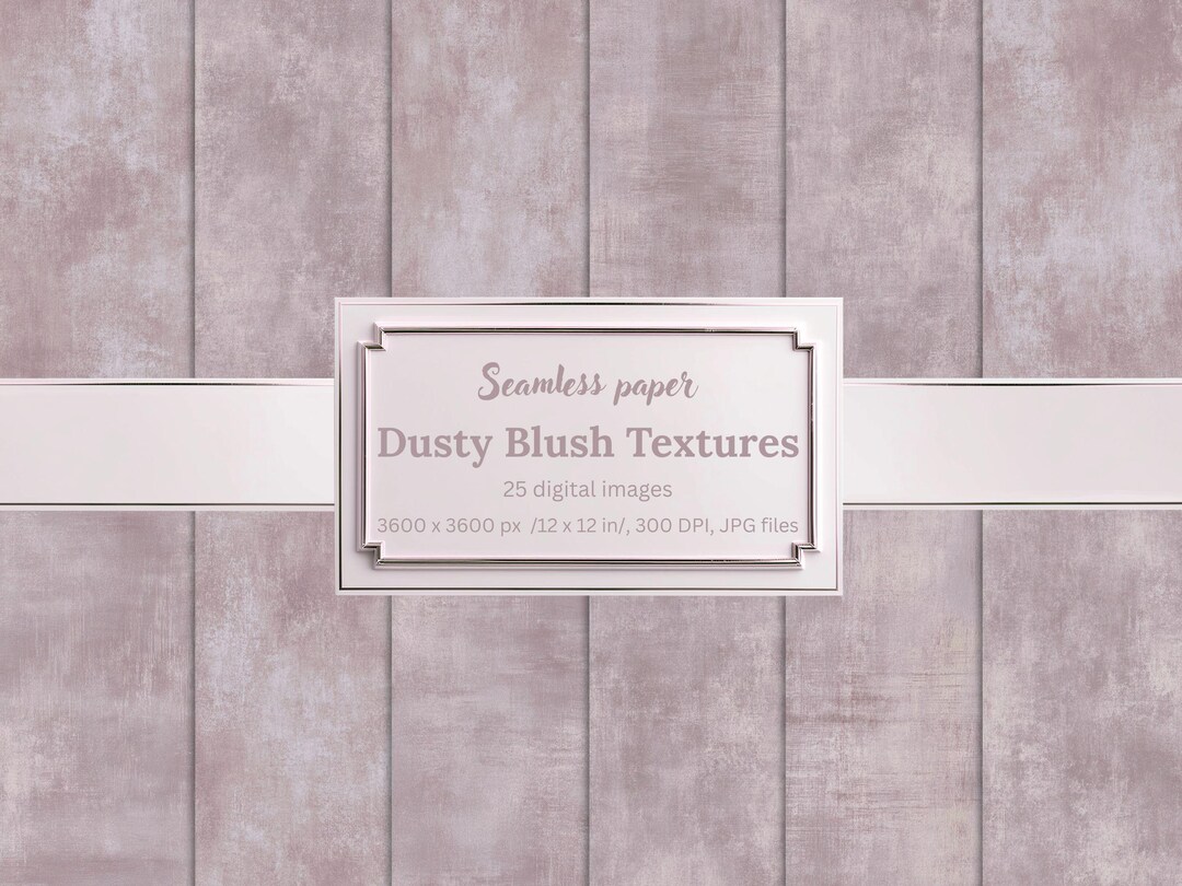 Dusty Blush Textures Digital Paper Pack, Seamless Distressed Muted Pink ...