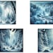 Snowy Winter Digital Paper Pack, Magical Frosty Forest Backgrounds ...