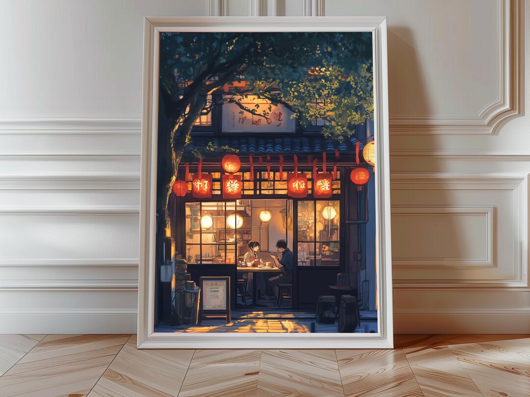 Uncle Iroh's Tea Shop Art Print, Ghibli Inspired (digital Download) - Etsy
