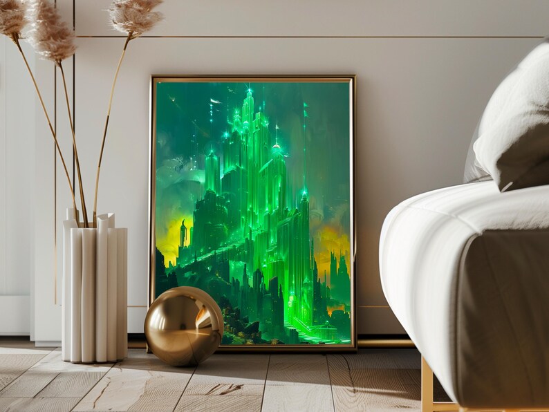 The Emerald City | off to Find the Wizard of Oz Wall Decor | Emerald ...