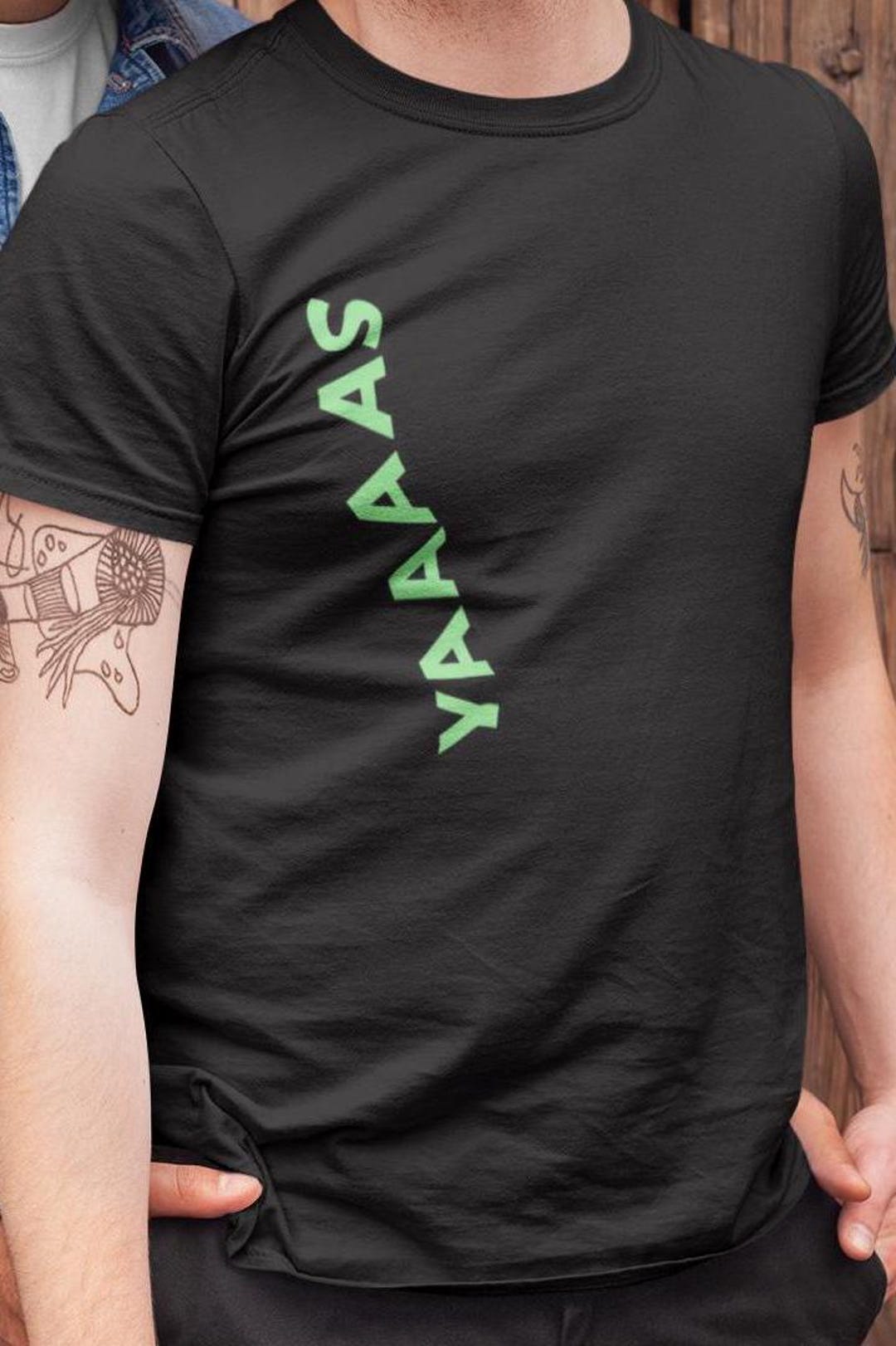 Quirky Expressive T-shirts With the Phrase YAAAAS, Fun Expressions ...