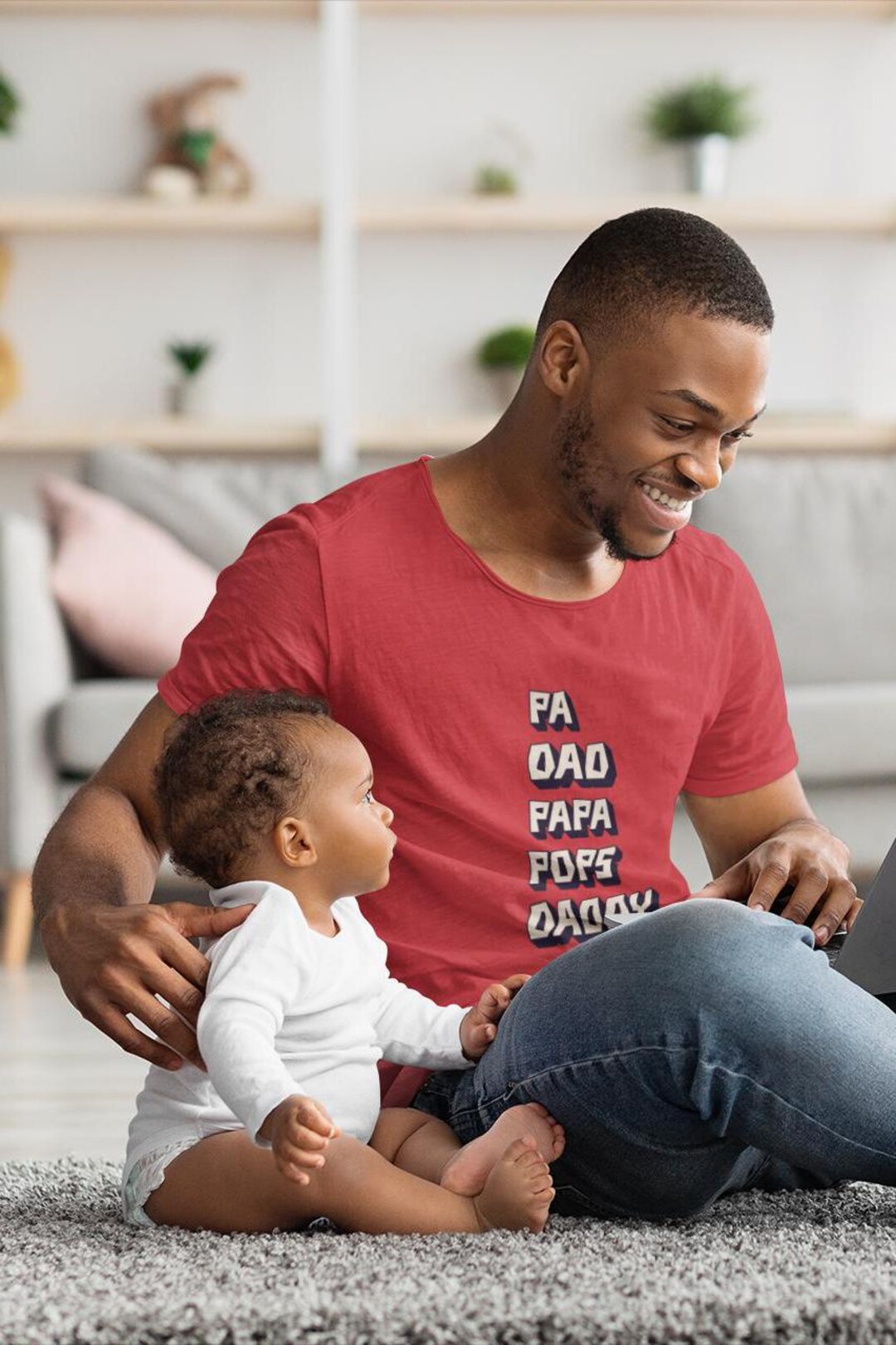 Family Bonding Apparel Top Selling T Shirts With the Words Pa Dad Papa ...