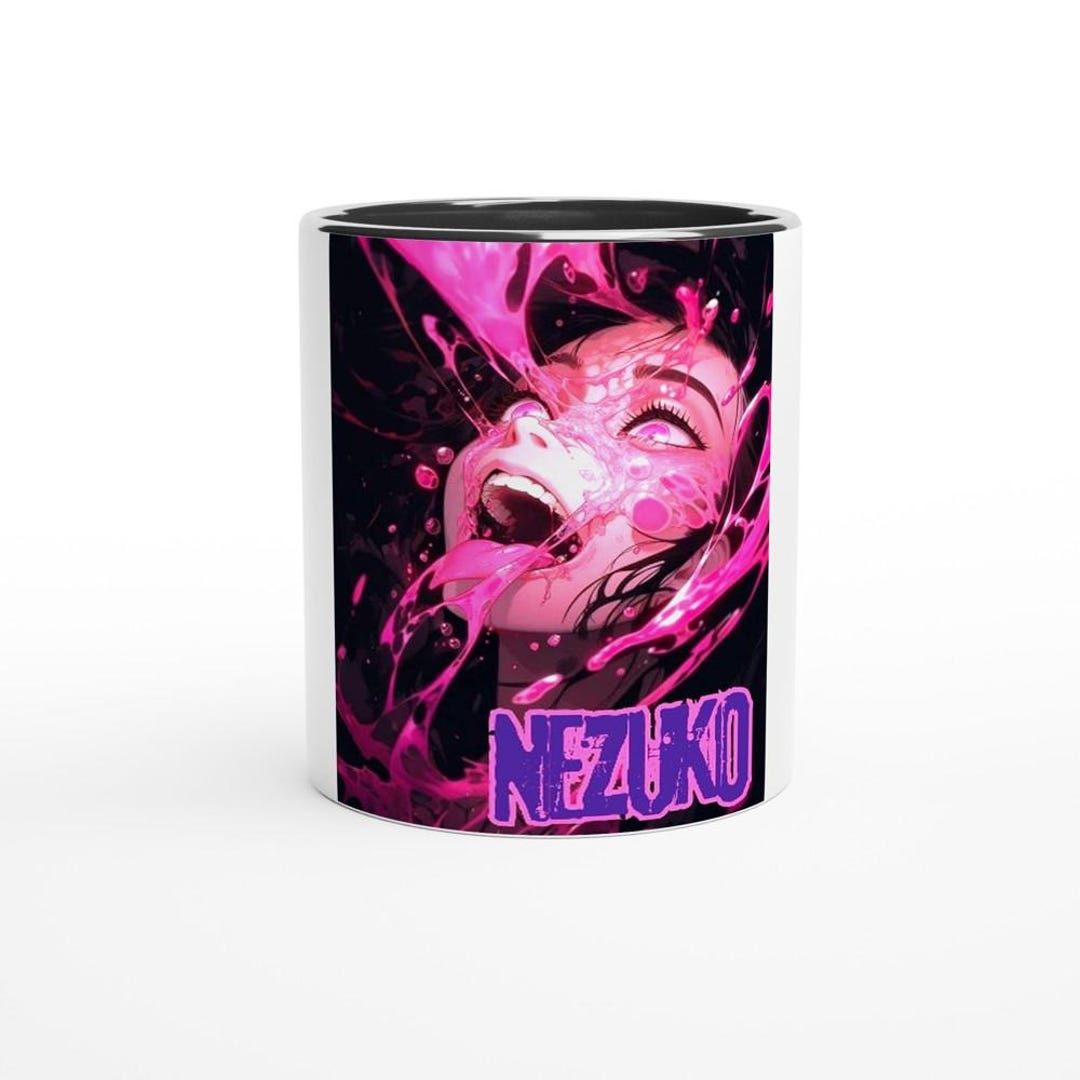 Nezuko, Demon Slayer, Anime Themed 11oz Ceramic Mug With Color - Etsy