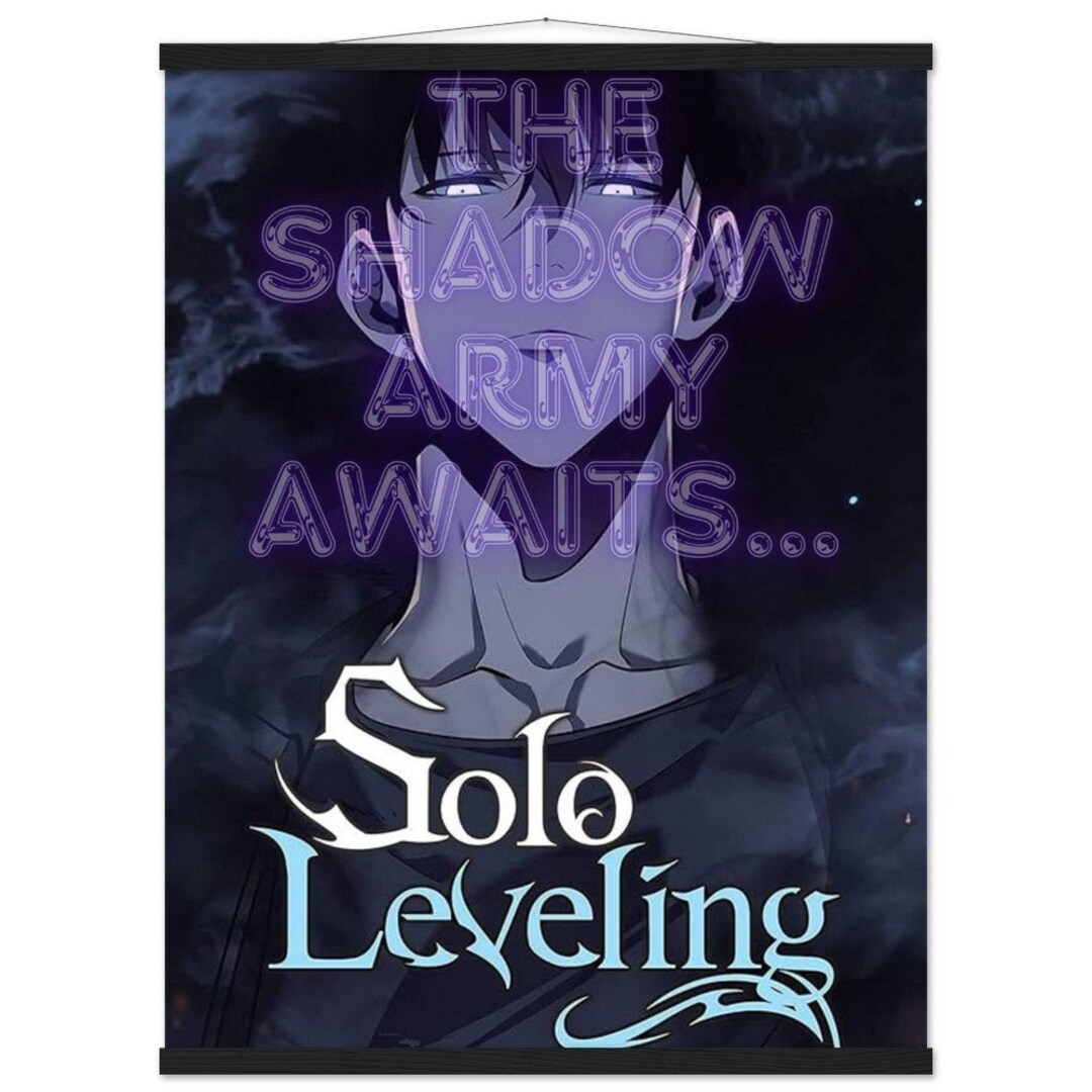 Solo Leveling Anime Themed Premium Matte Paper Poster With Hanger - Etsy