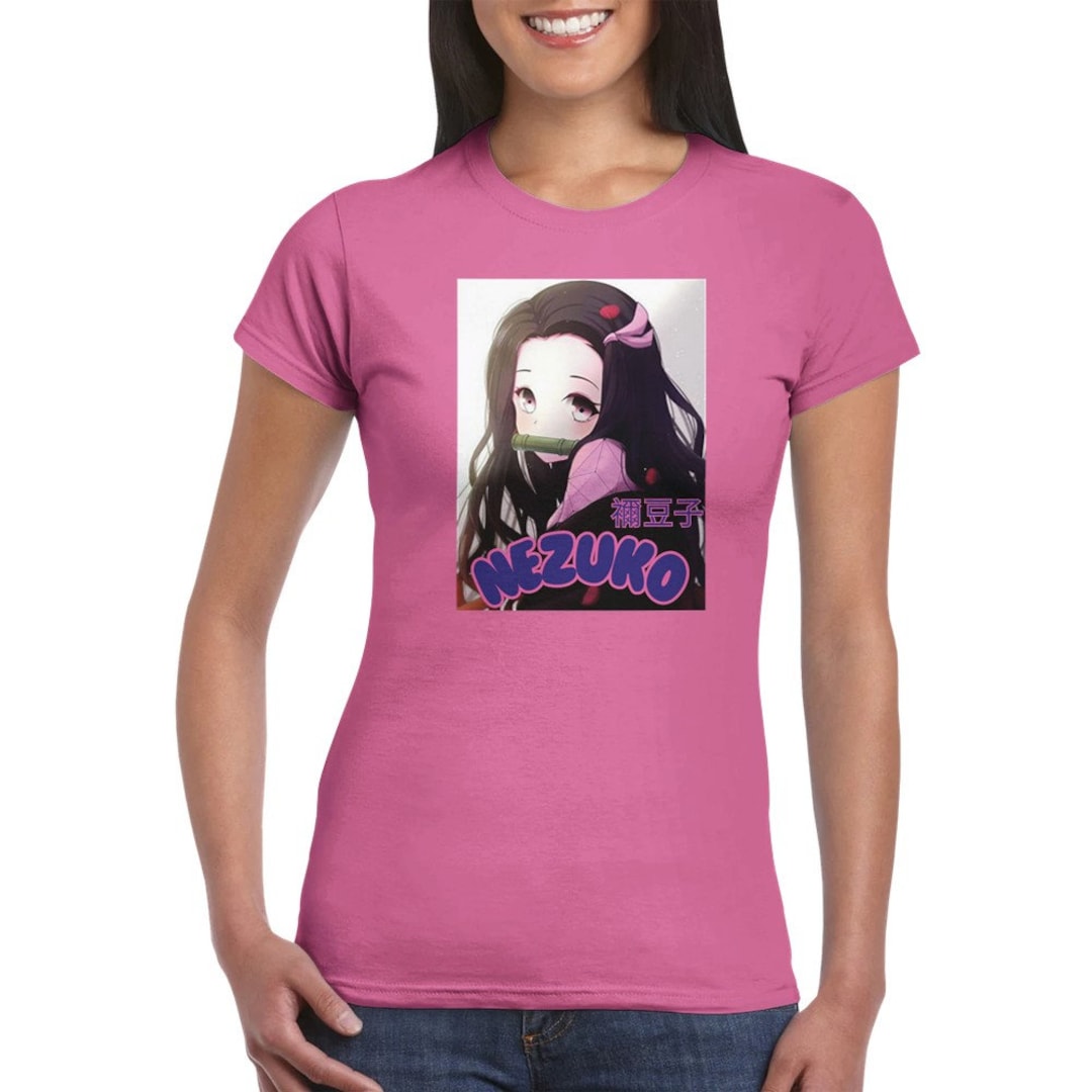 Nezuko Demon Slayer Themed Classic Womens Crewneck T-shirt - Etsy