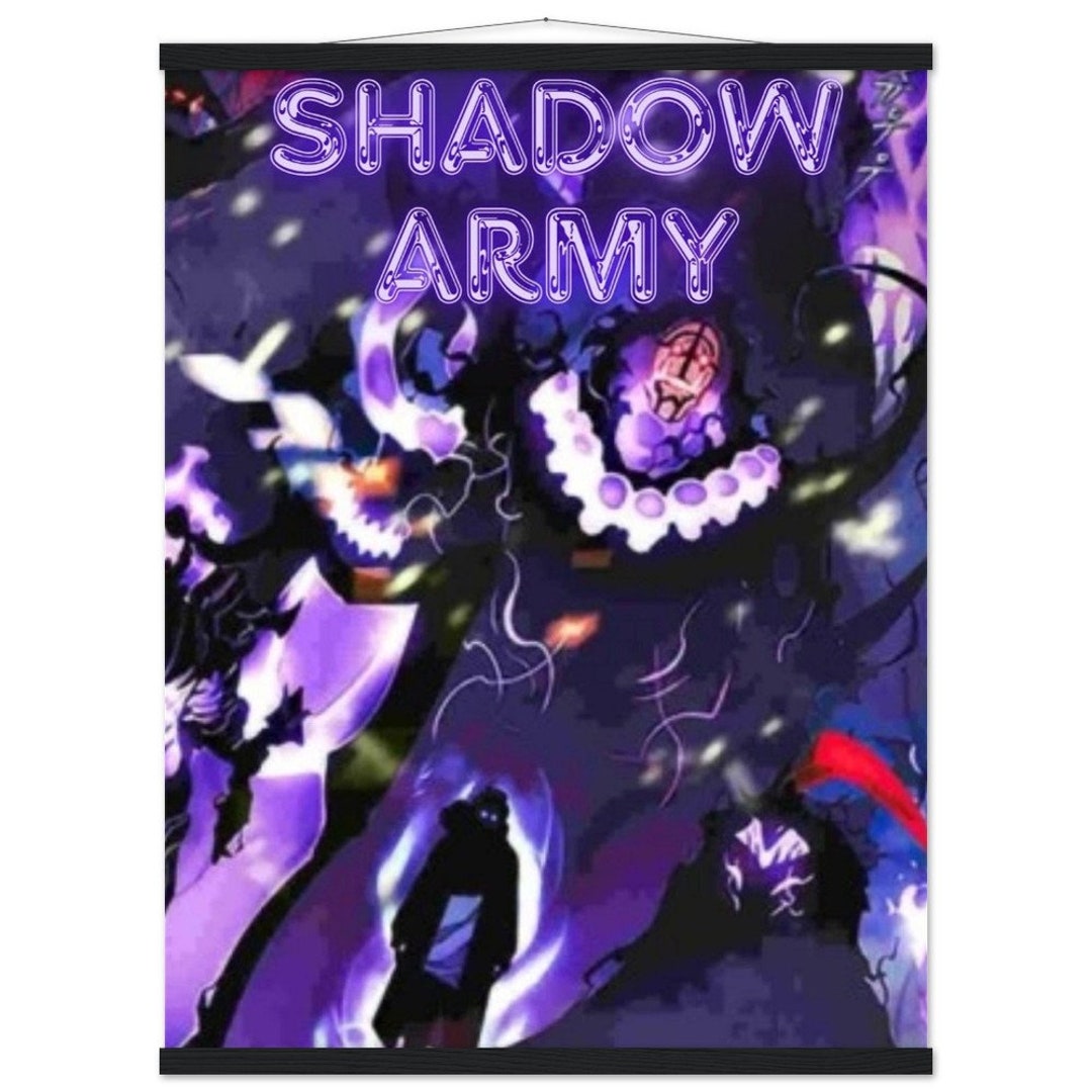 Solo Leveling Anime Themed Premium Matte Paper Poster With Hanger - Etsy UK