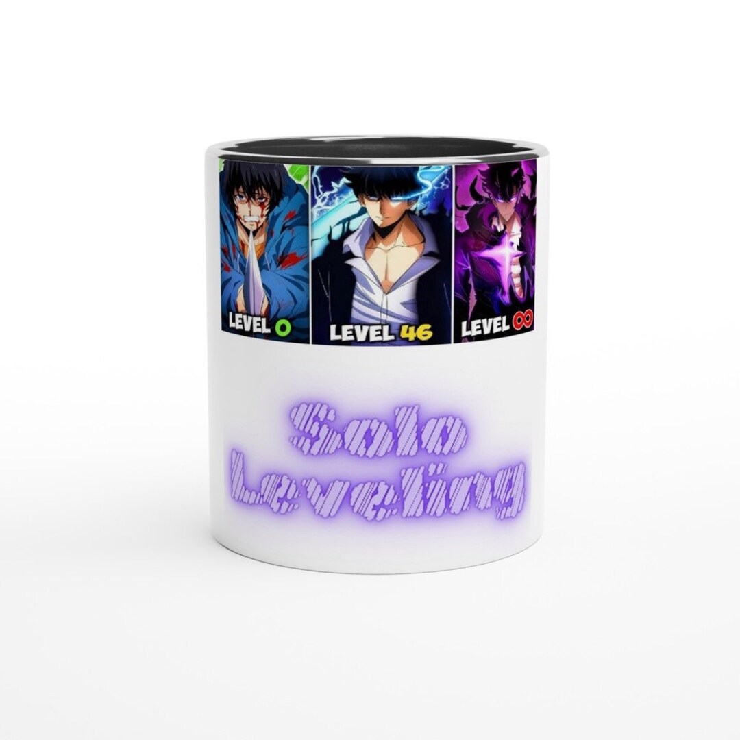 Solo Leveling Anime Themed 4 White 11oz Ceramic Mug With Color Inside ...