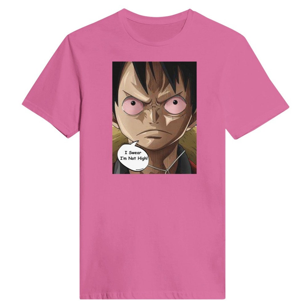 Luffy Anime Cannabis Themed Classic Womens Crewneck T-shirt - Etsy