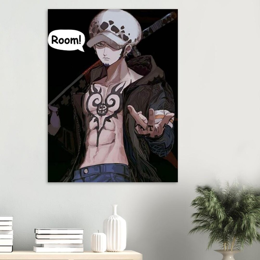 Trafalgar Law, Room Saying, Anime Themed Premium Matte Paper Poster - Etsy
