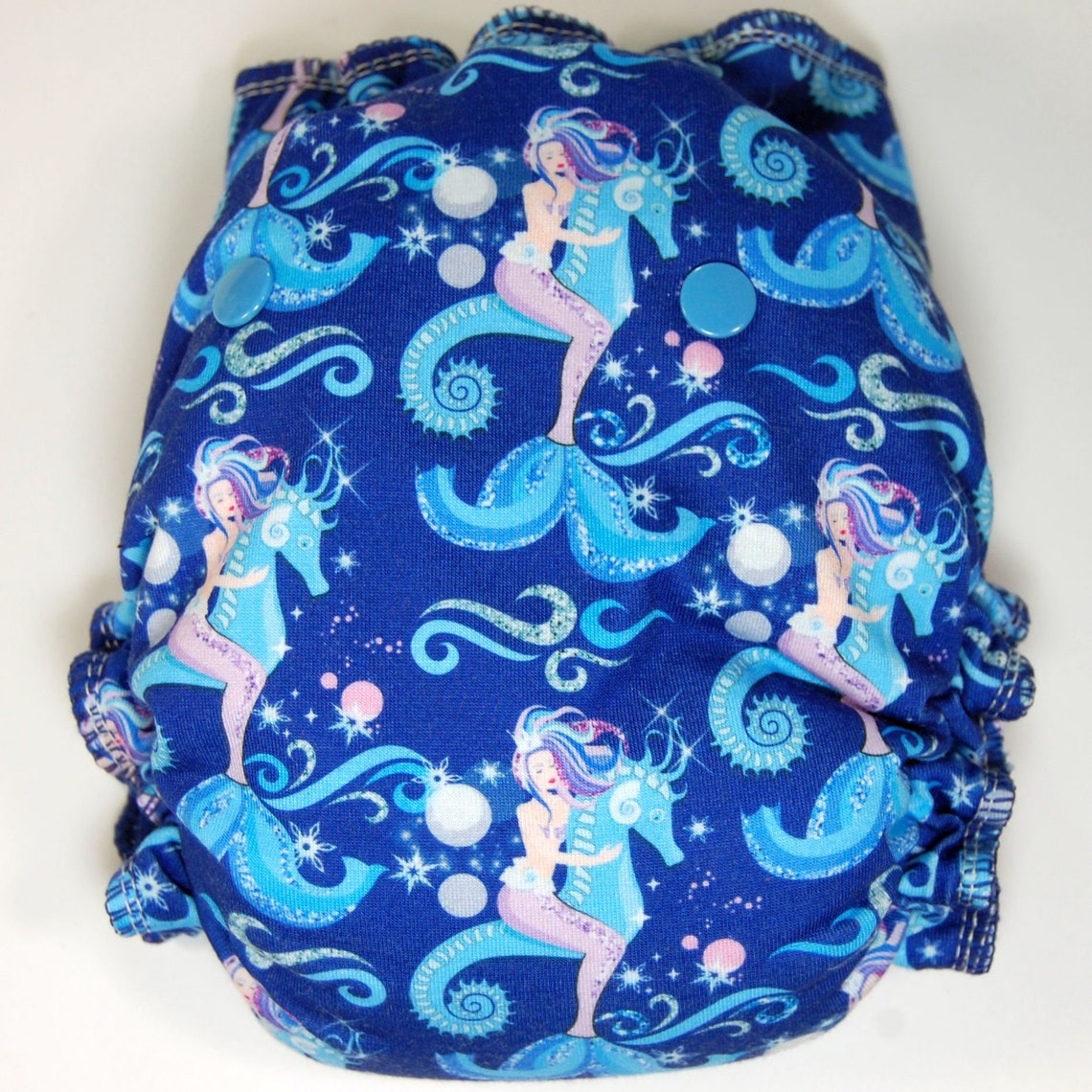 Custom Cloth Diaper or Cover Mermaid Princess Poly Lycra - Etsy
