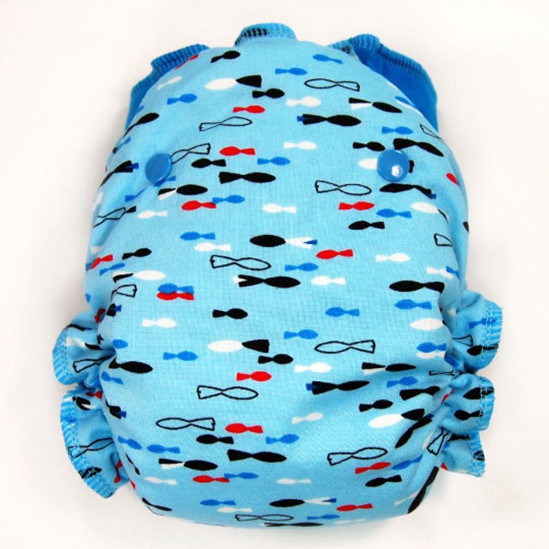 Cloth Diaper or Cover Infinity Fish You pick Size and | Etsy