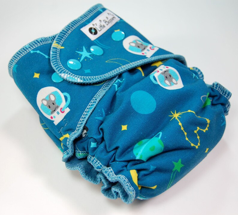 Made to Order Cloth Diaper or Cover Outer Space Mice Stof - Etsy