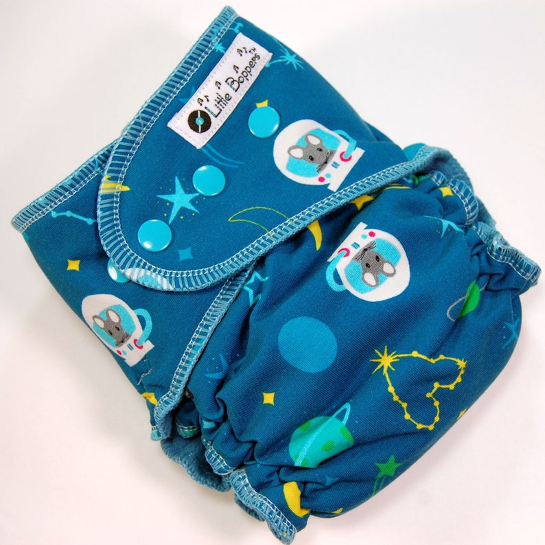 Made to Order Cloth Diaper or Cover Outer Space Mice Stof - Etsy