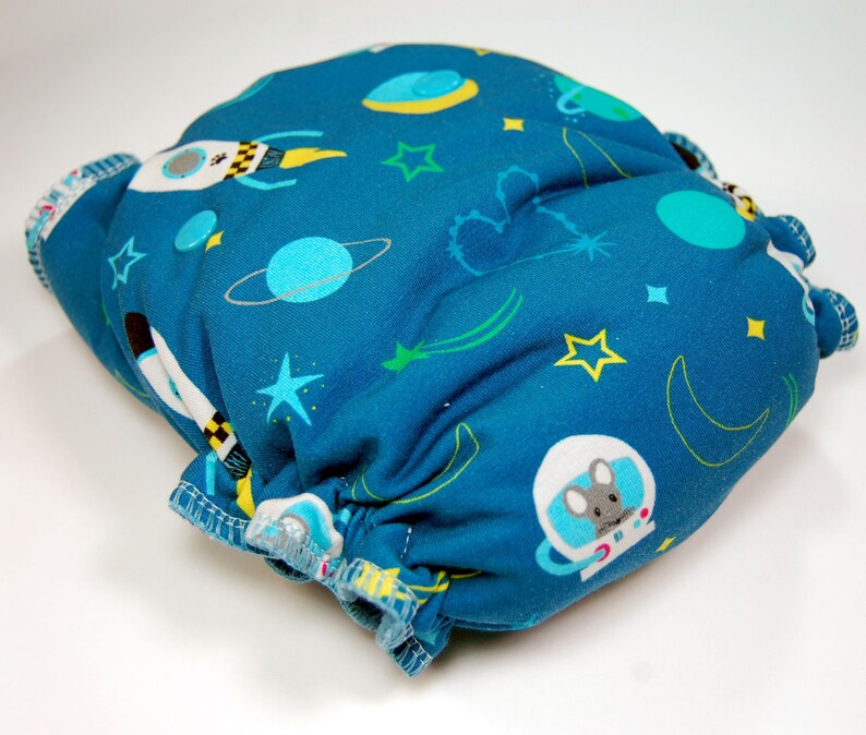 Made to Order Cloth Diaper or Cover Outer Space Mice Stof - Etsy