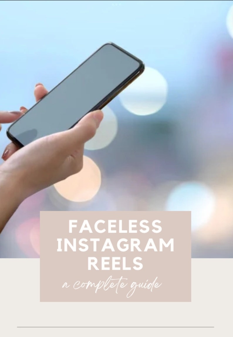Faceless Instagram Reels With Master Resell Rights MRR: Learn to Make Your Own Faceless Account ...