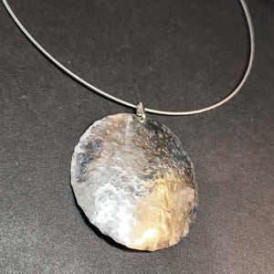 Silver Pendant Necklace Etsy