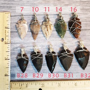 Small Arrow Head Necklace Silver, Minimalist Protection Amulet, Stone ...