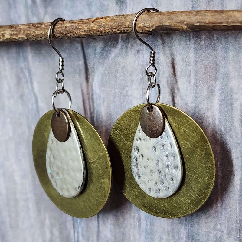 Metal Earrings - Etsy