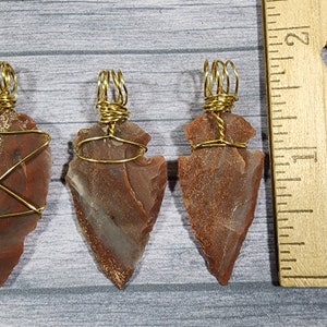 Small Arrow Head Necklace Gold, Minimalist Protection Amulet, Stone ...