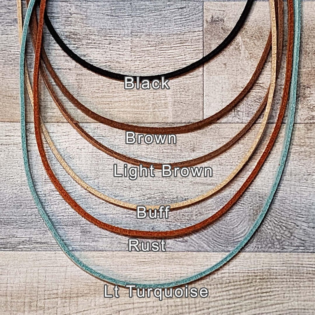 Vegan Suede Necklace Cord or Bracelet Length - Etsy