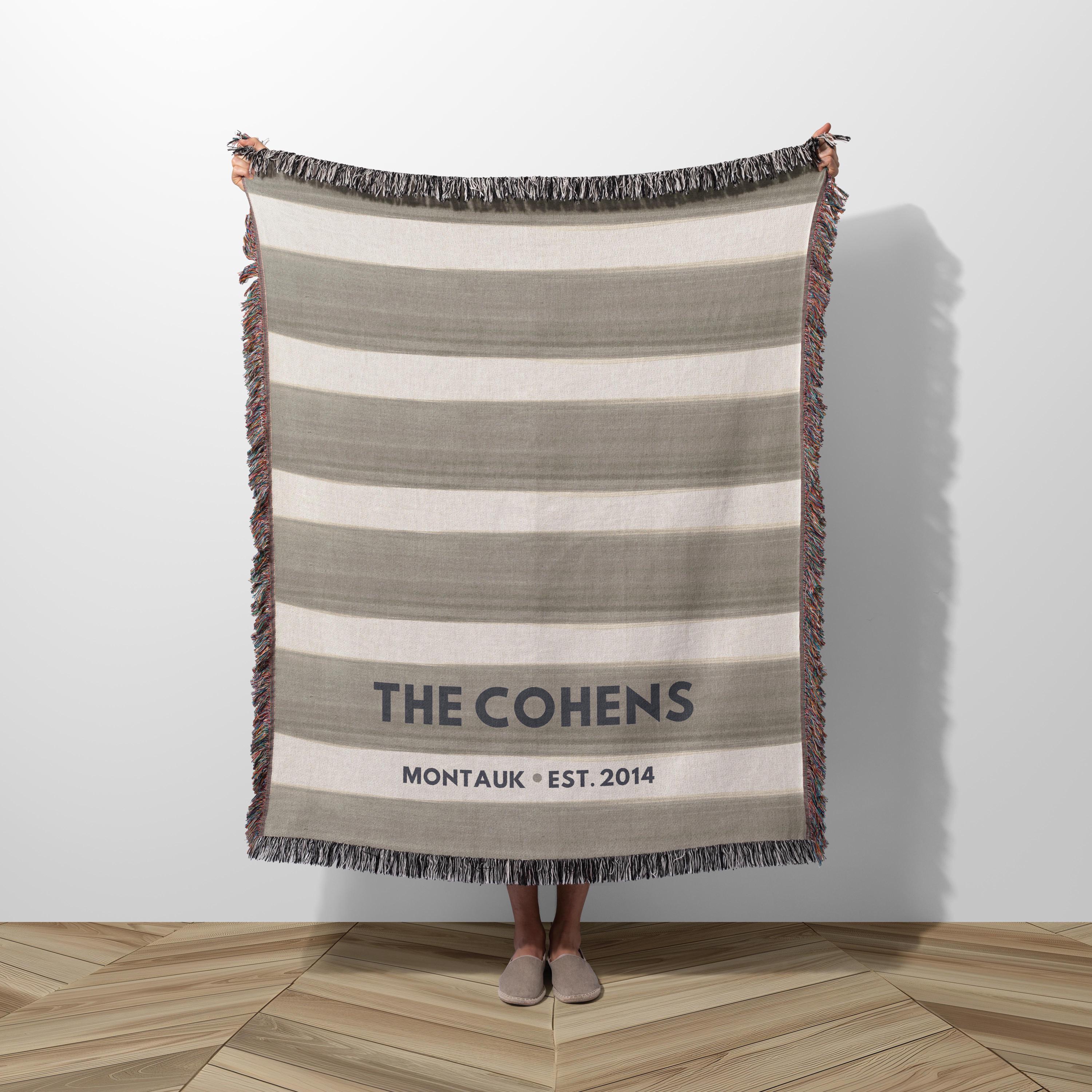 Customizable Blanket Woven Custom Blanket With Name Grandma Blanket ...