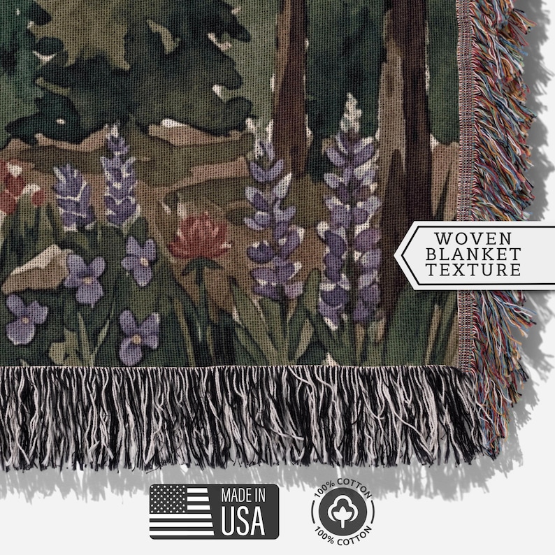 Personalized National Park Woven Blanket Outdoorsy Couple Wedding Gift ...