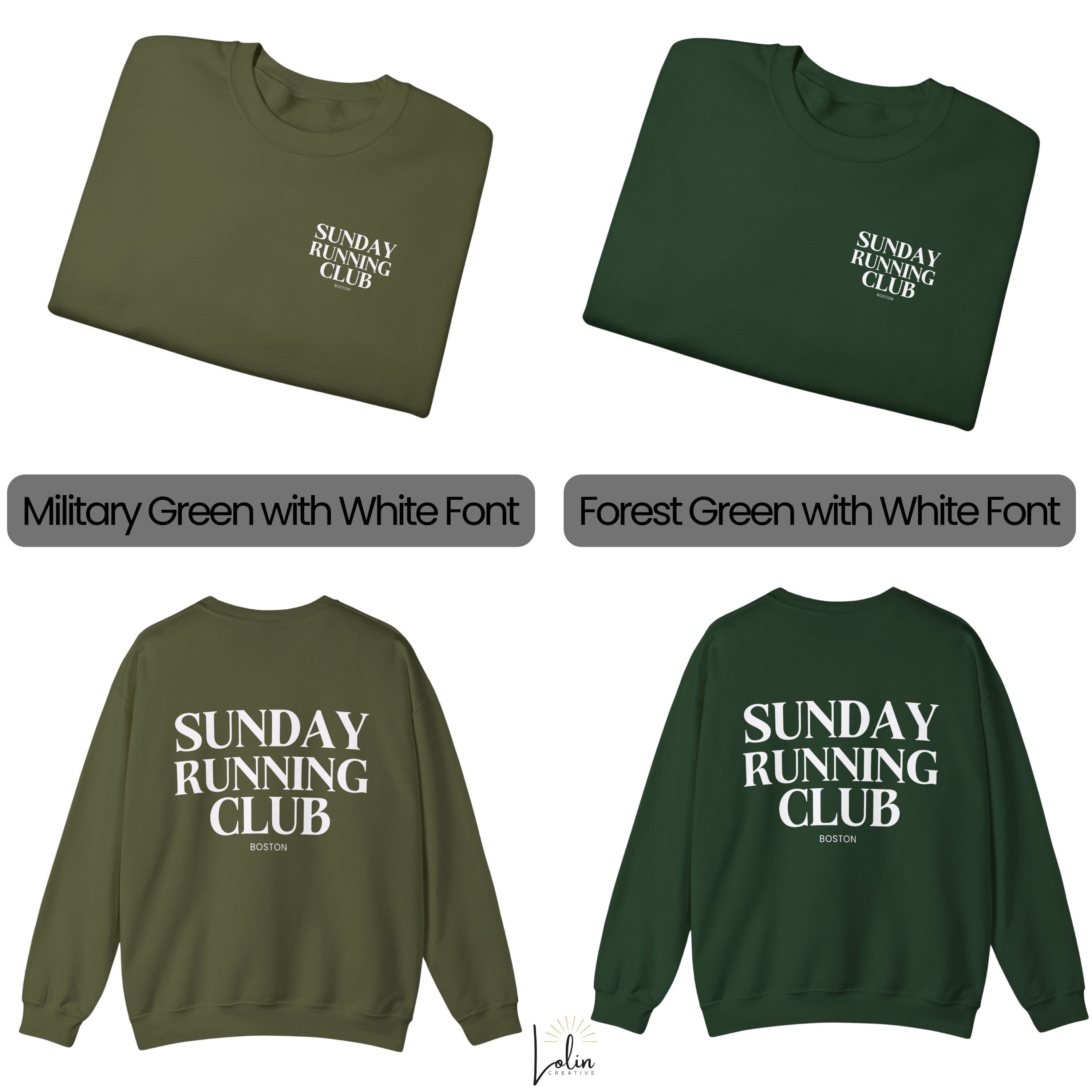 Custom Sunday Running Club Hoodie Personalized Gift for Runner Fathers ...