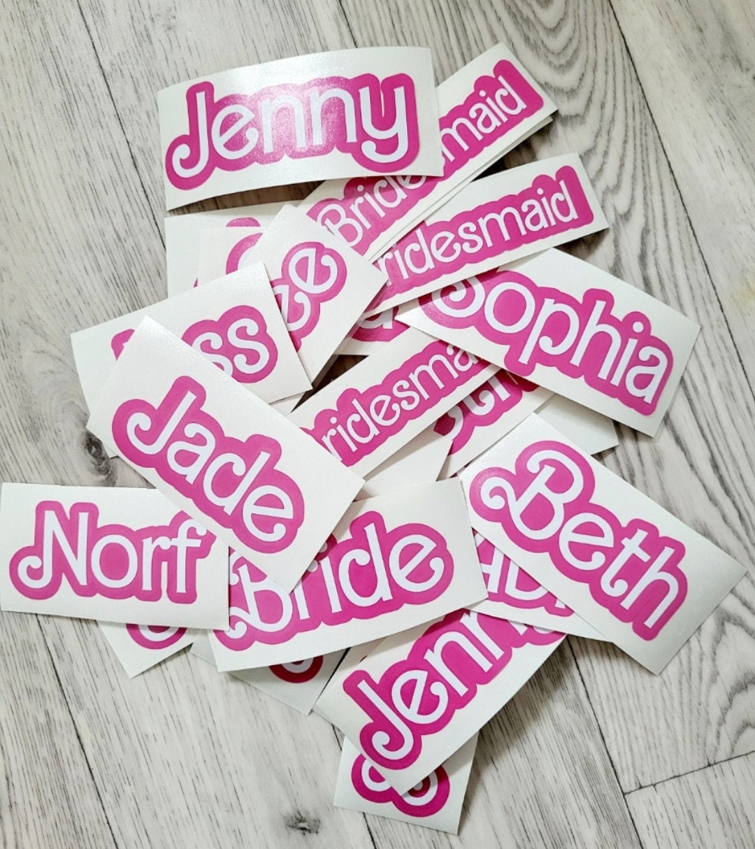 Personalized Name Sticker Vinyl - Custom Name Vinyl Decal - Etsy