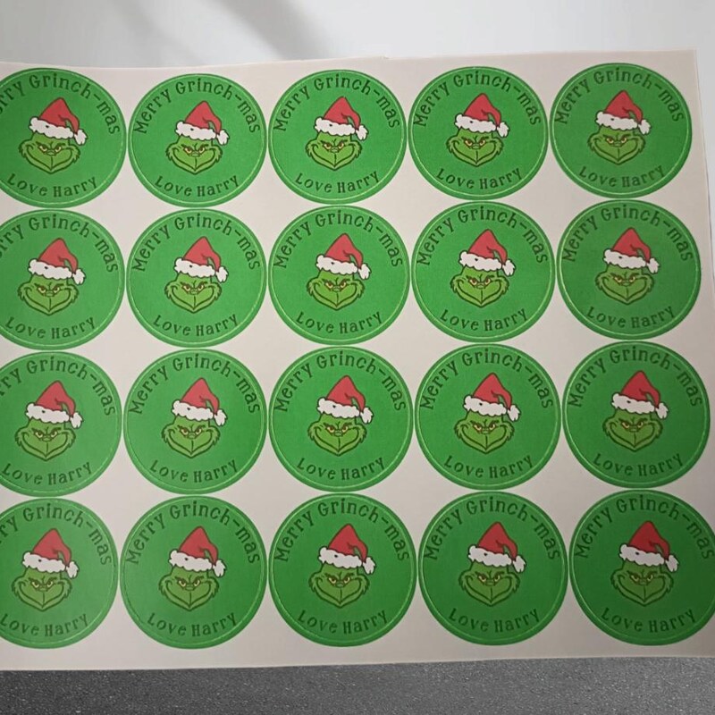 The Grinch Stickers - Etsy