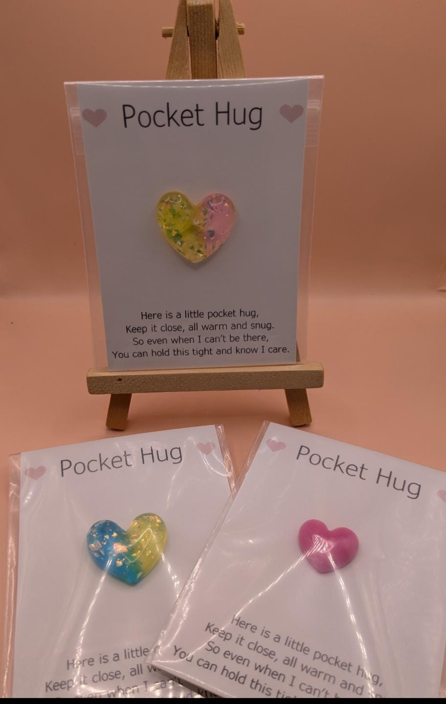 1pc, Tiny Little Pocket Hug Poem Card, Gift, Hug Token, Thinking of You ...