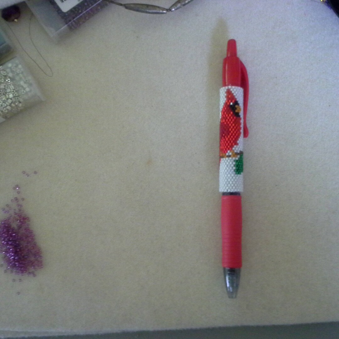 Northern Cardinal Pen Wrap - Etsy