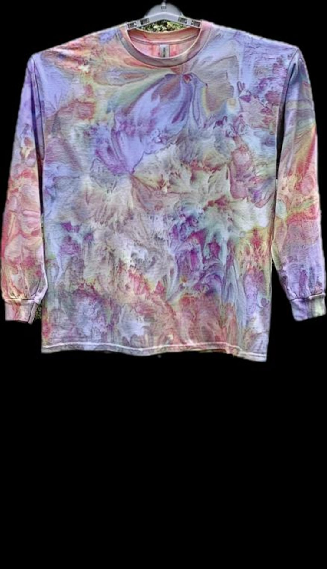 XL "perpetual Sunset" Tie Dye Gildan Unisex/adult T-shirt Long-sleeve ...