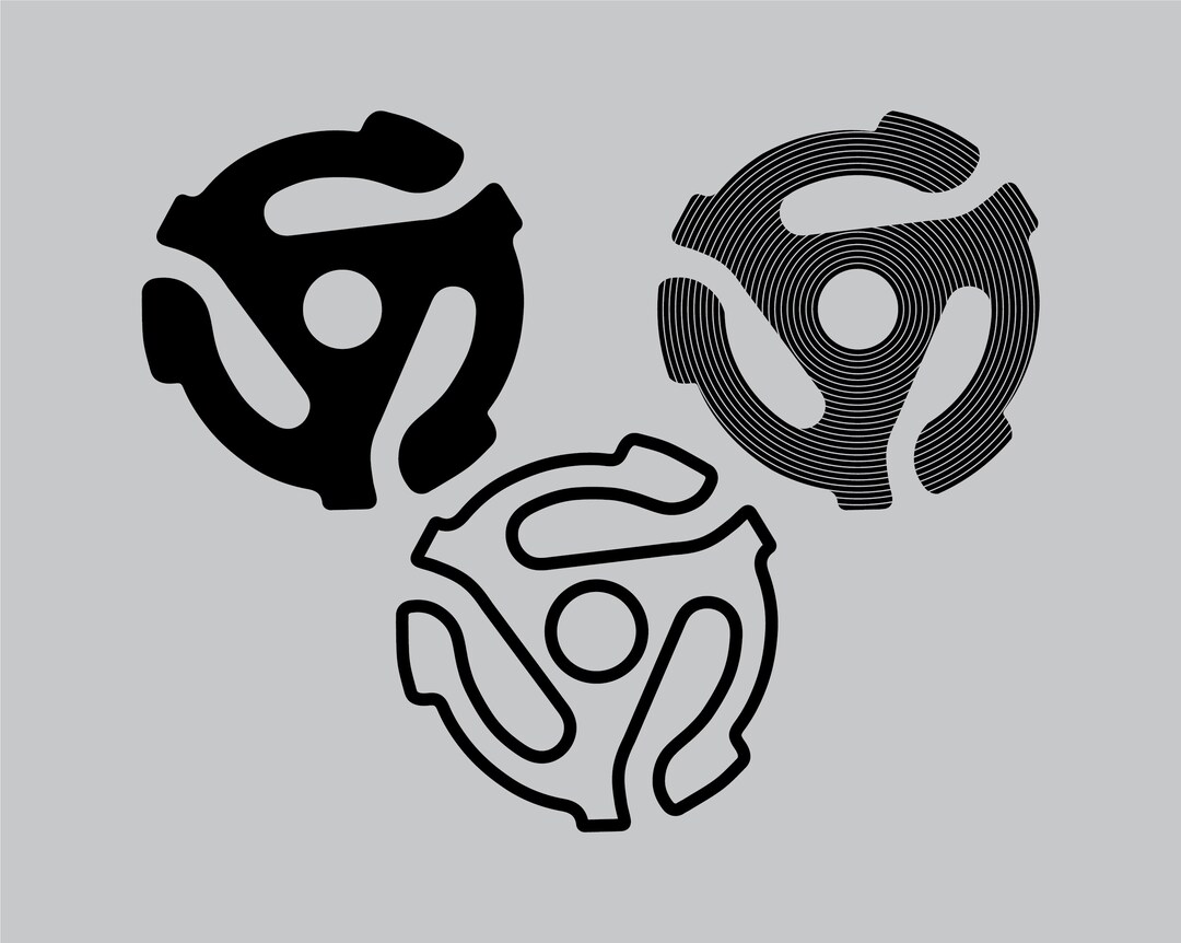 45 RPM Adapter black - Etsy