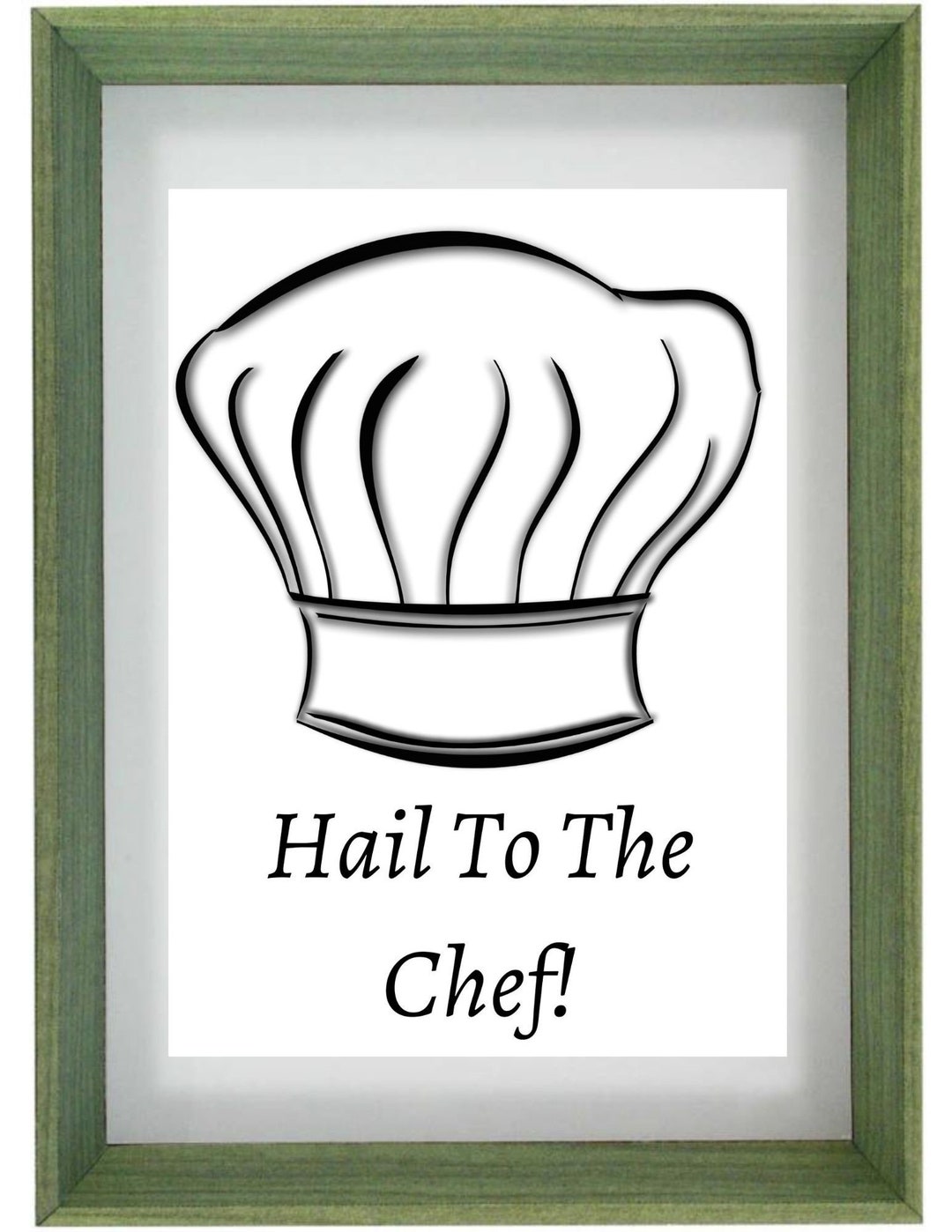 Hail to the Chef/cook's Gift/instant Download/digital - Etsy
