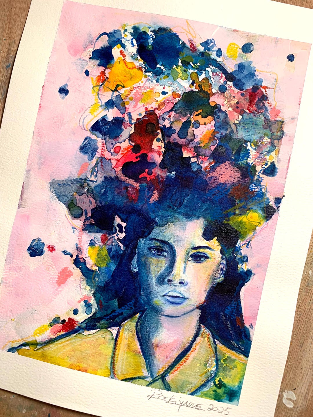 Spectrum of Audrey Day 3 Original Watercolour Painting 300gsm ...