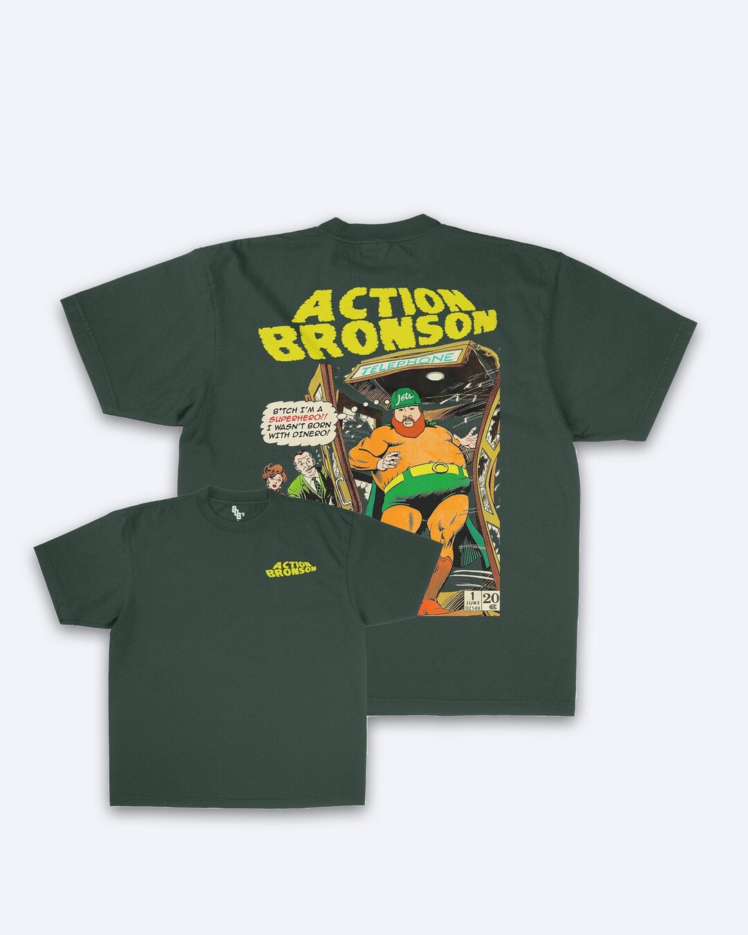 Action Bronson Comic Graphic Tee Front & Back Print Style Oversized Vintage Tee - Etsy