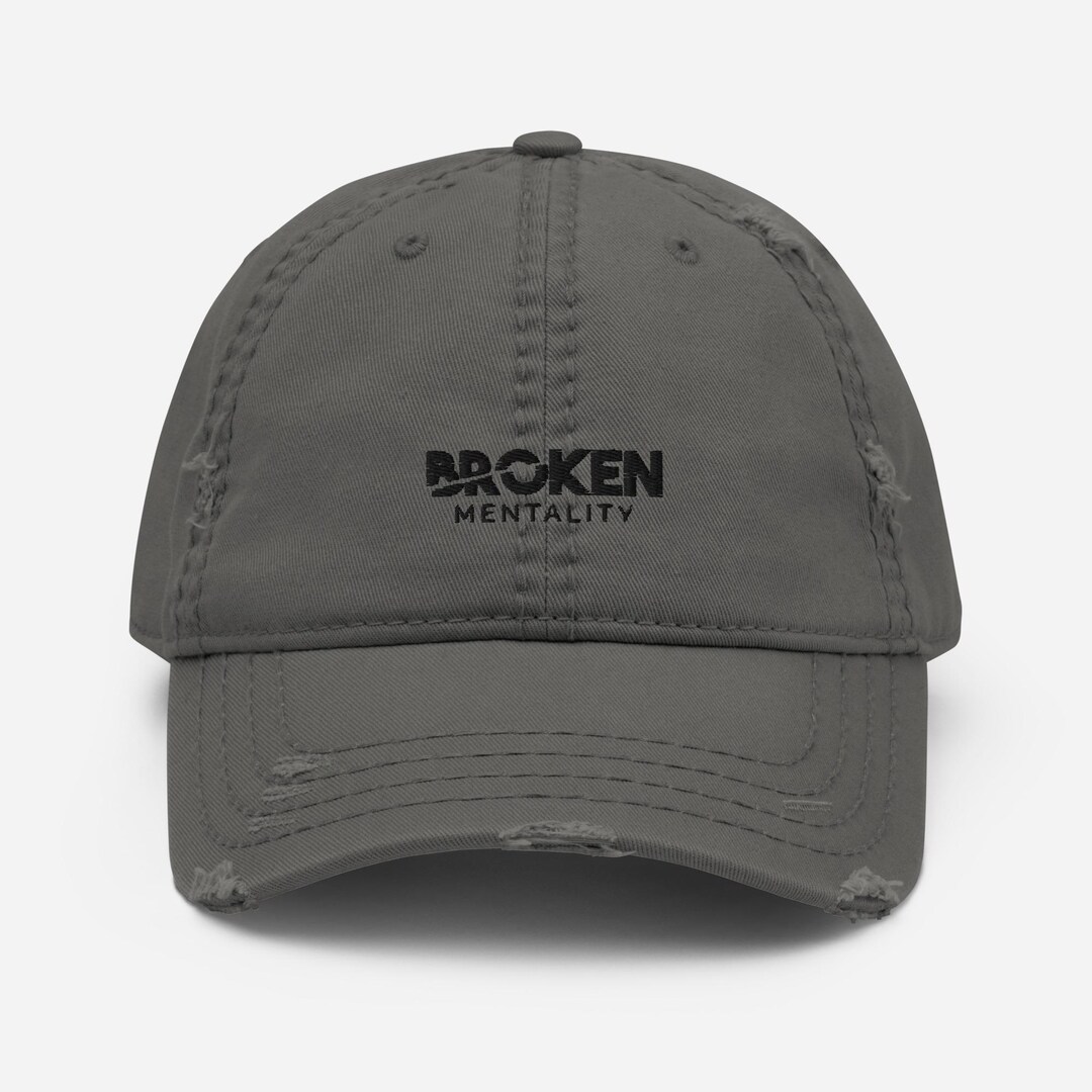 Core Distressed Cap in Charcoal - Etsy