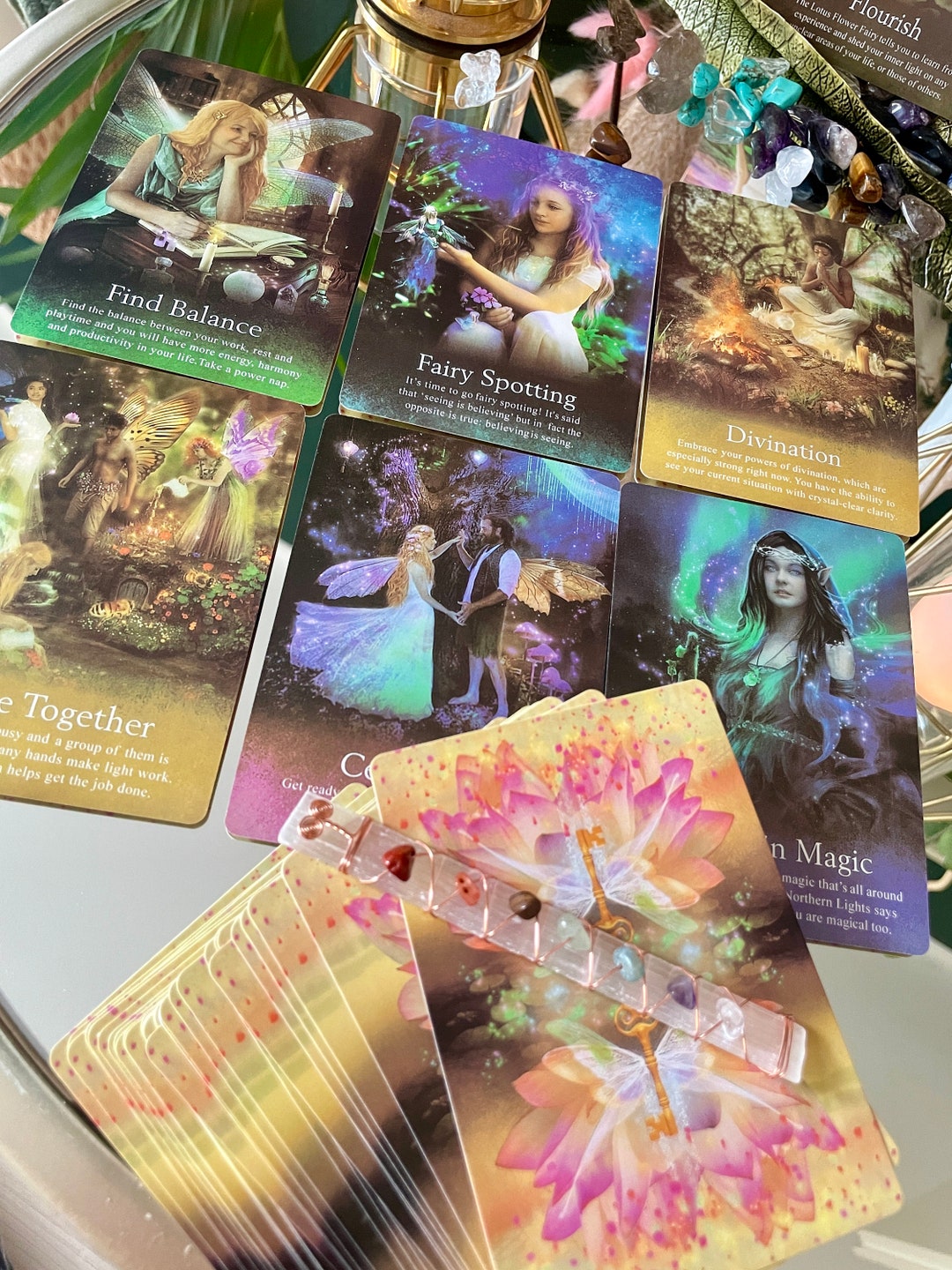 The fairies Oracle With 44 Cards, QR Code, Fairy Messages, Magic, Fairy ...