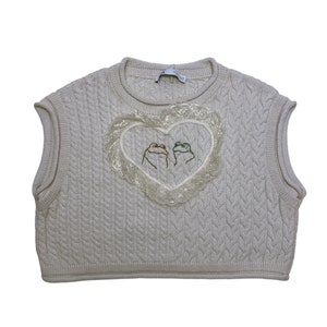 Frog and Toad Inspired Knit Vest - Etsy