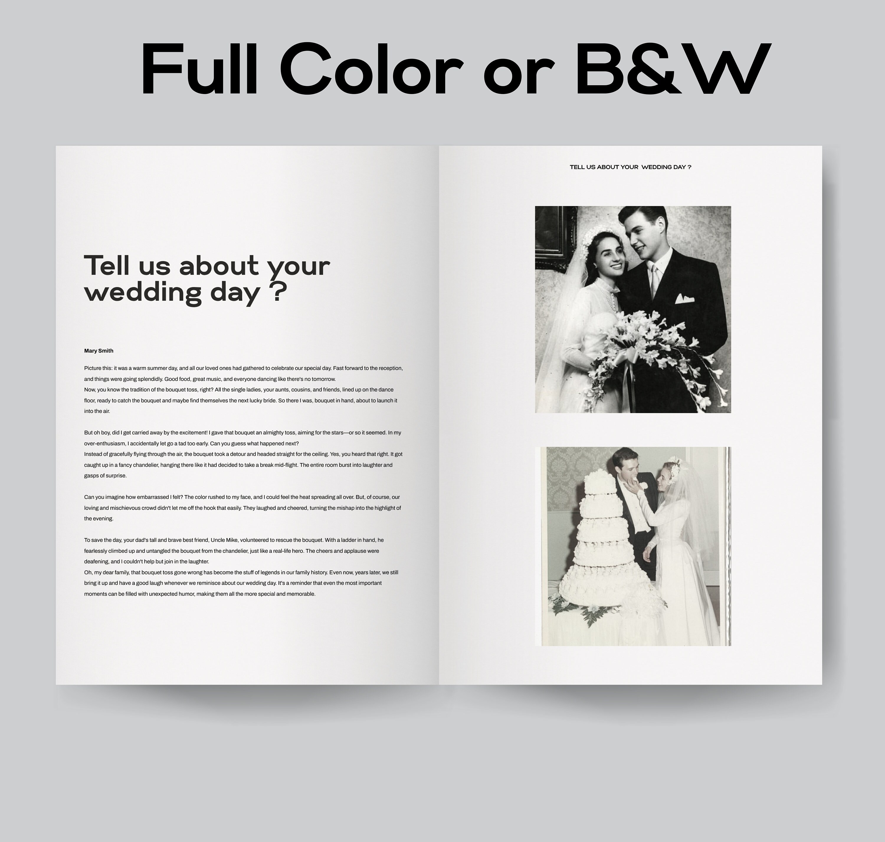 Personalized Family Memory Book, Custom Gift for Loved Ones, Record and ...