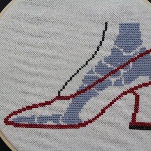 High Heel Foot Bones Cross Stitch Pattern PDF Instant - Etsy