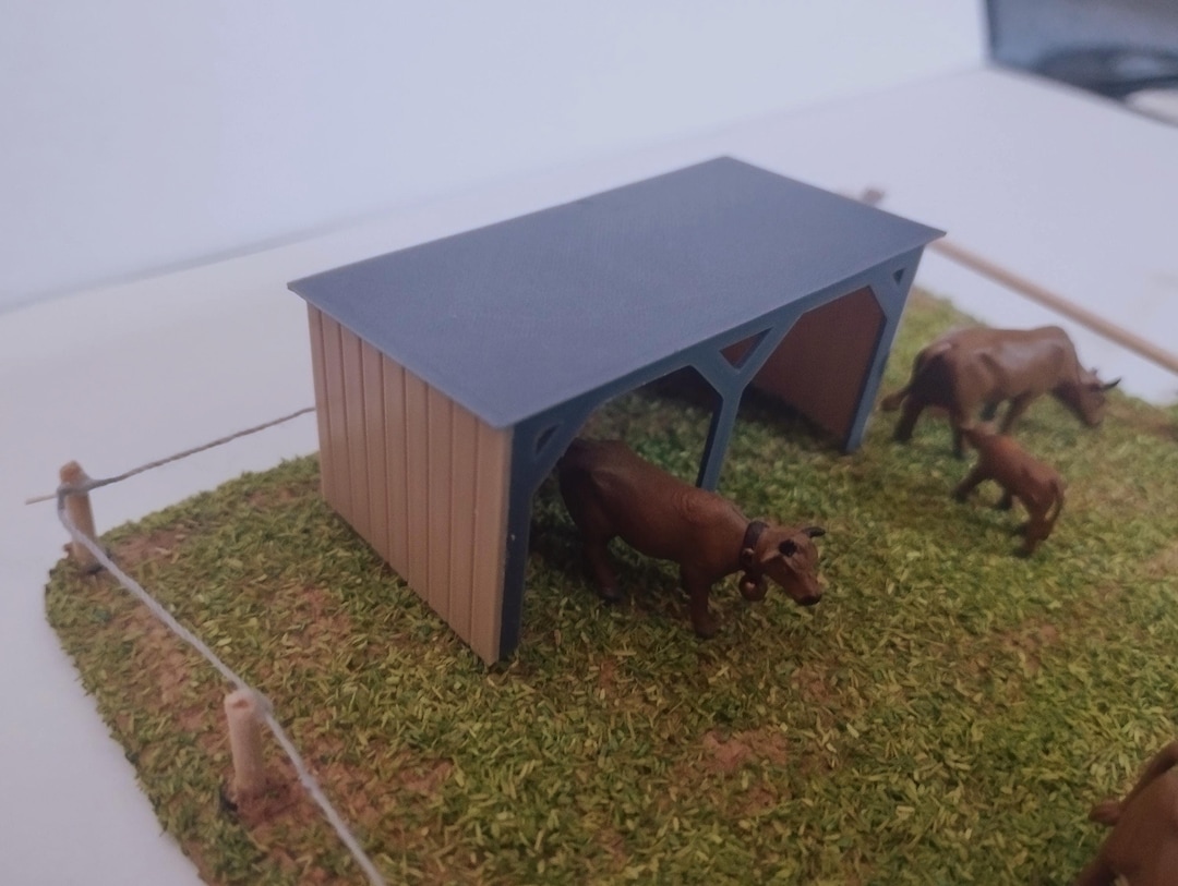 Livestock Shelter Set of 2 for HO Scale Model Railroads – Detailed Kit ...